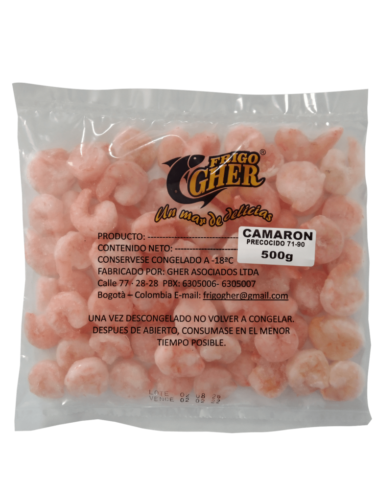 Camarón precocido 71-90 – Frigogher